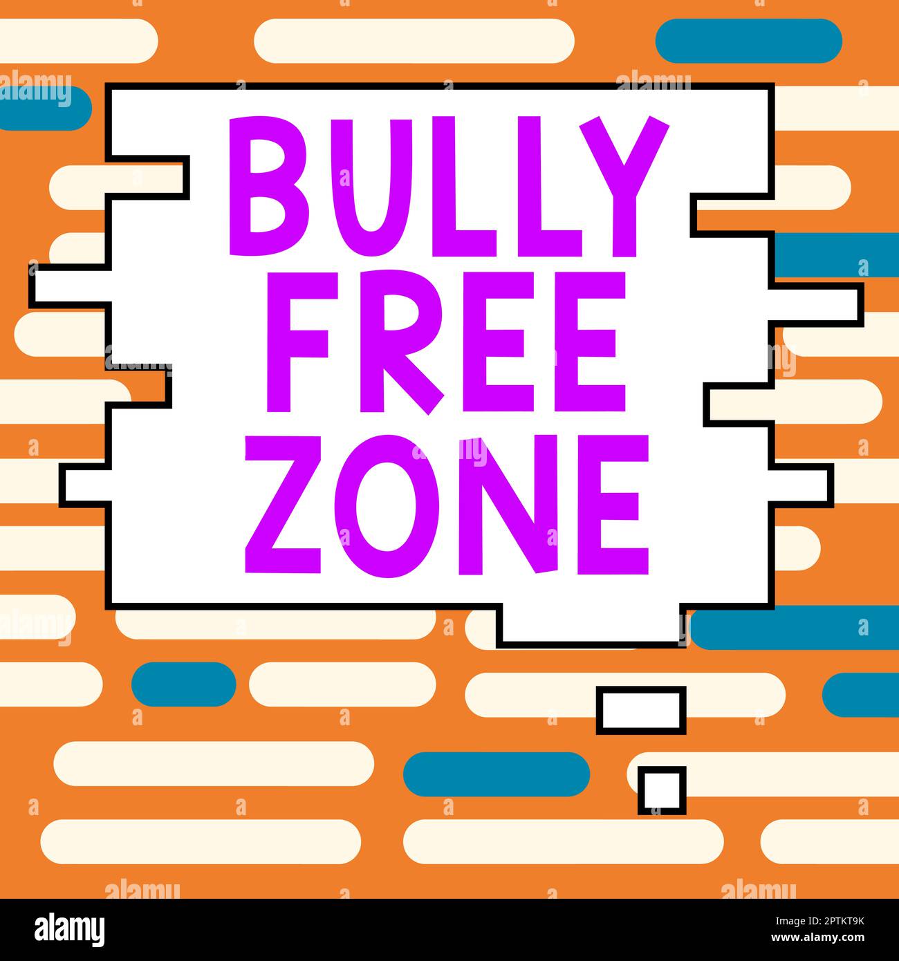 Inspiration showing sign Bully Free Zone, Business approach Be ...
