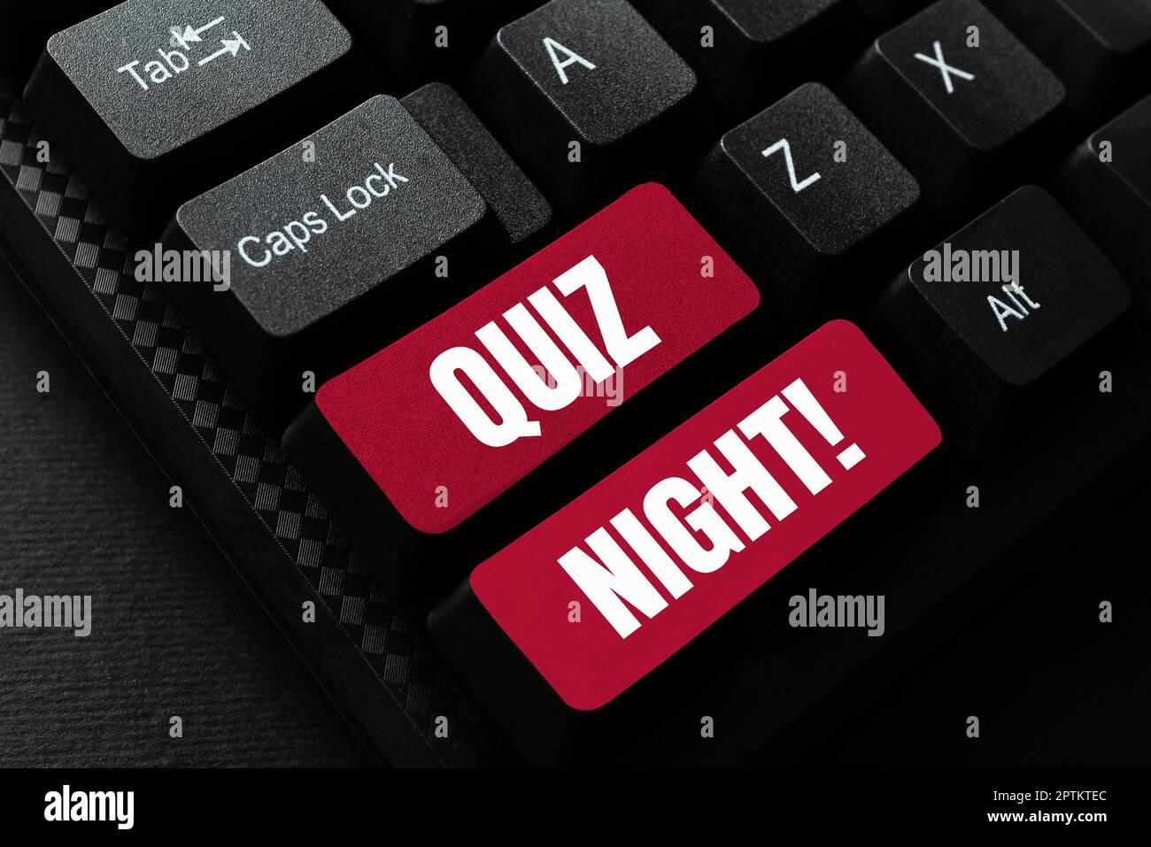 Sign displaying Quiz Night, Conceptual photo evening test knowledge ...