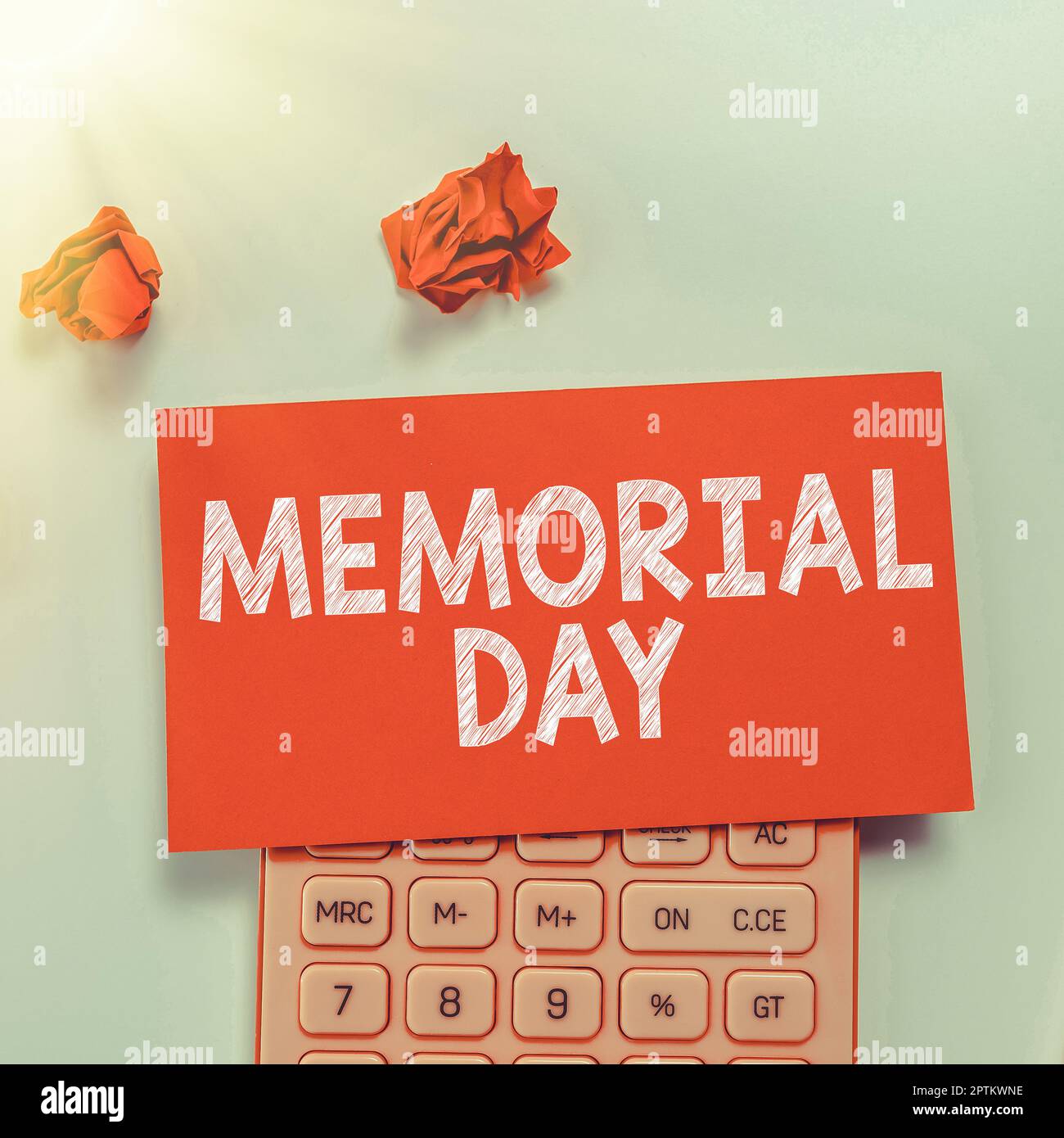 Text showing inspiration Memorial Day, Word for To honor and ...