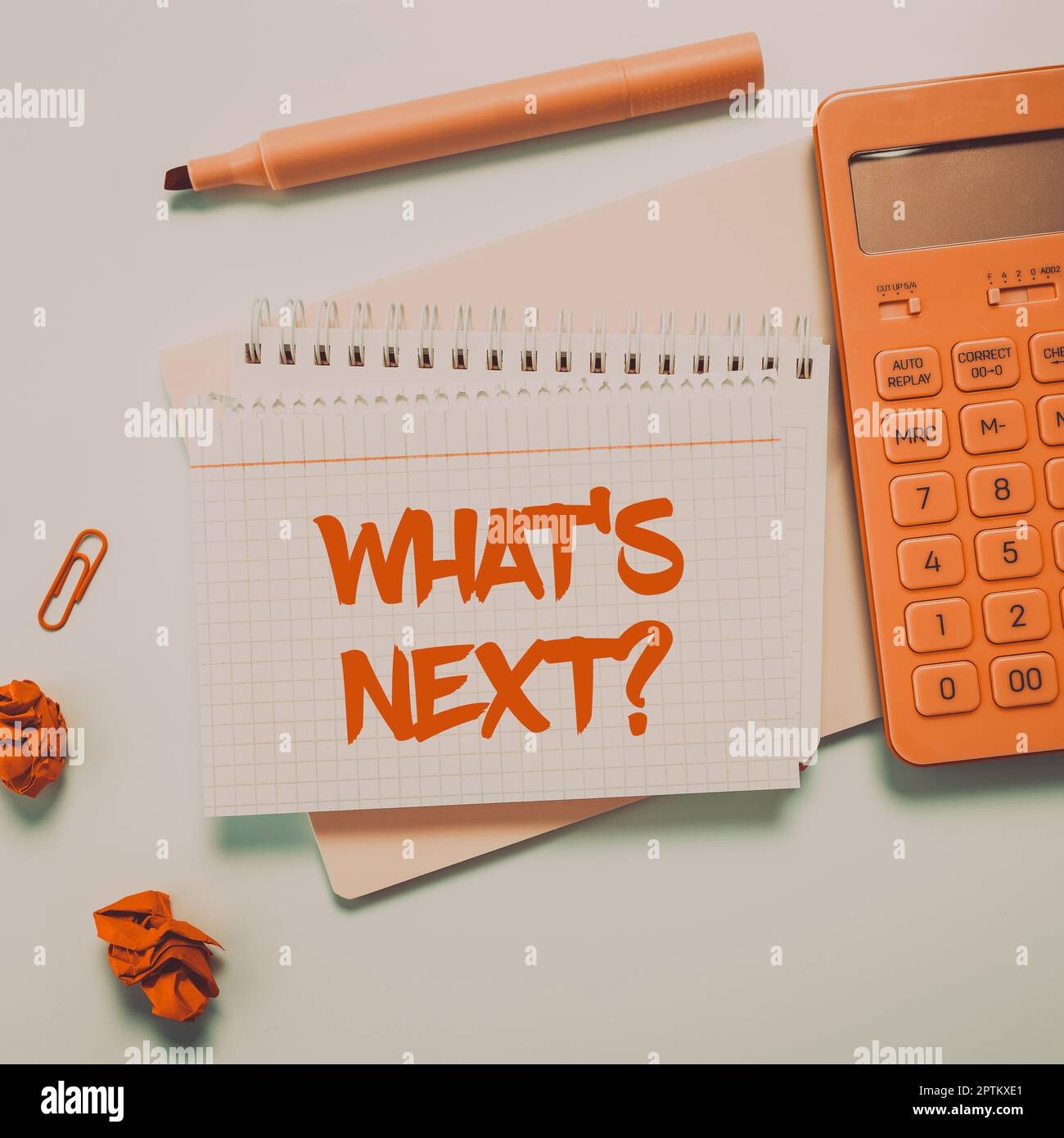 Writing displaying text What's Next, Business overview Get information ...