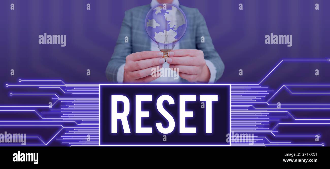 Conceptual display Reset, Word Written on cause device return to its factory mode Set again zero ...