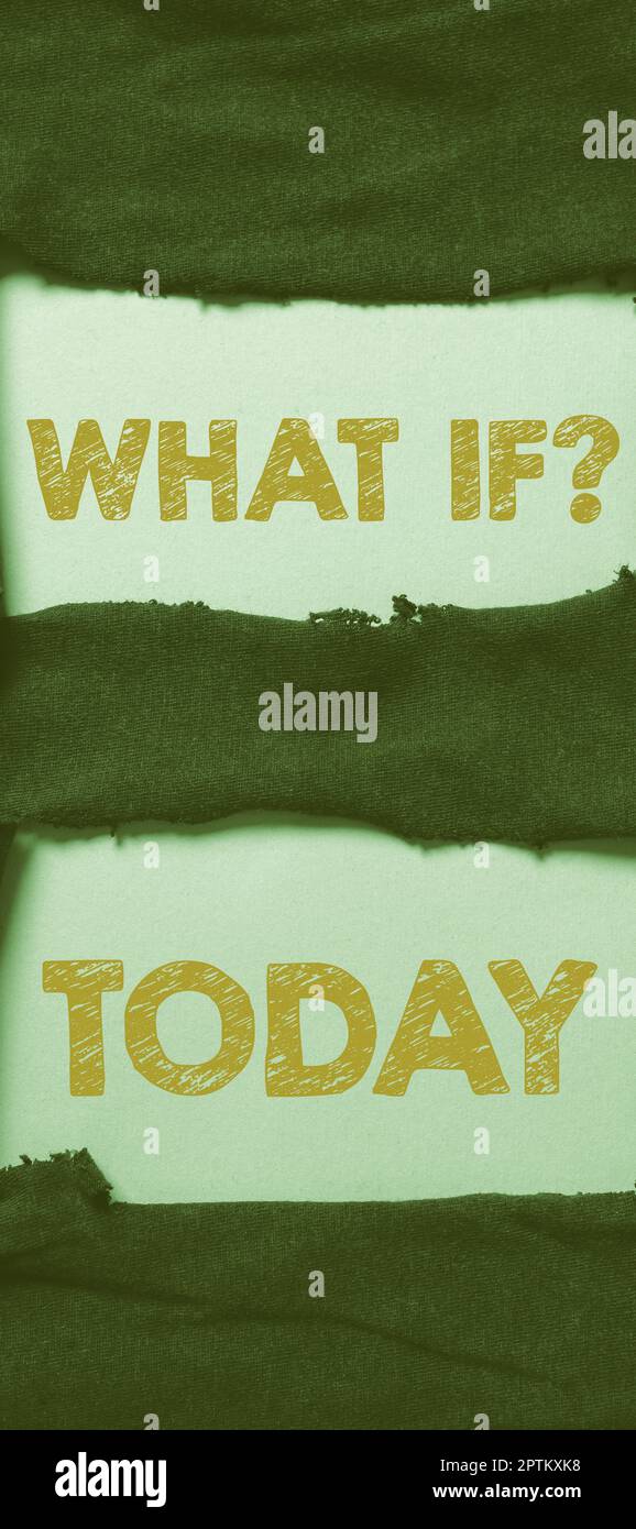 Writing displaying text What If, Word for Study all possibilities ...