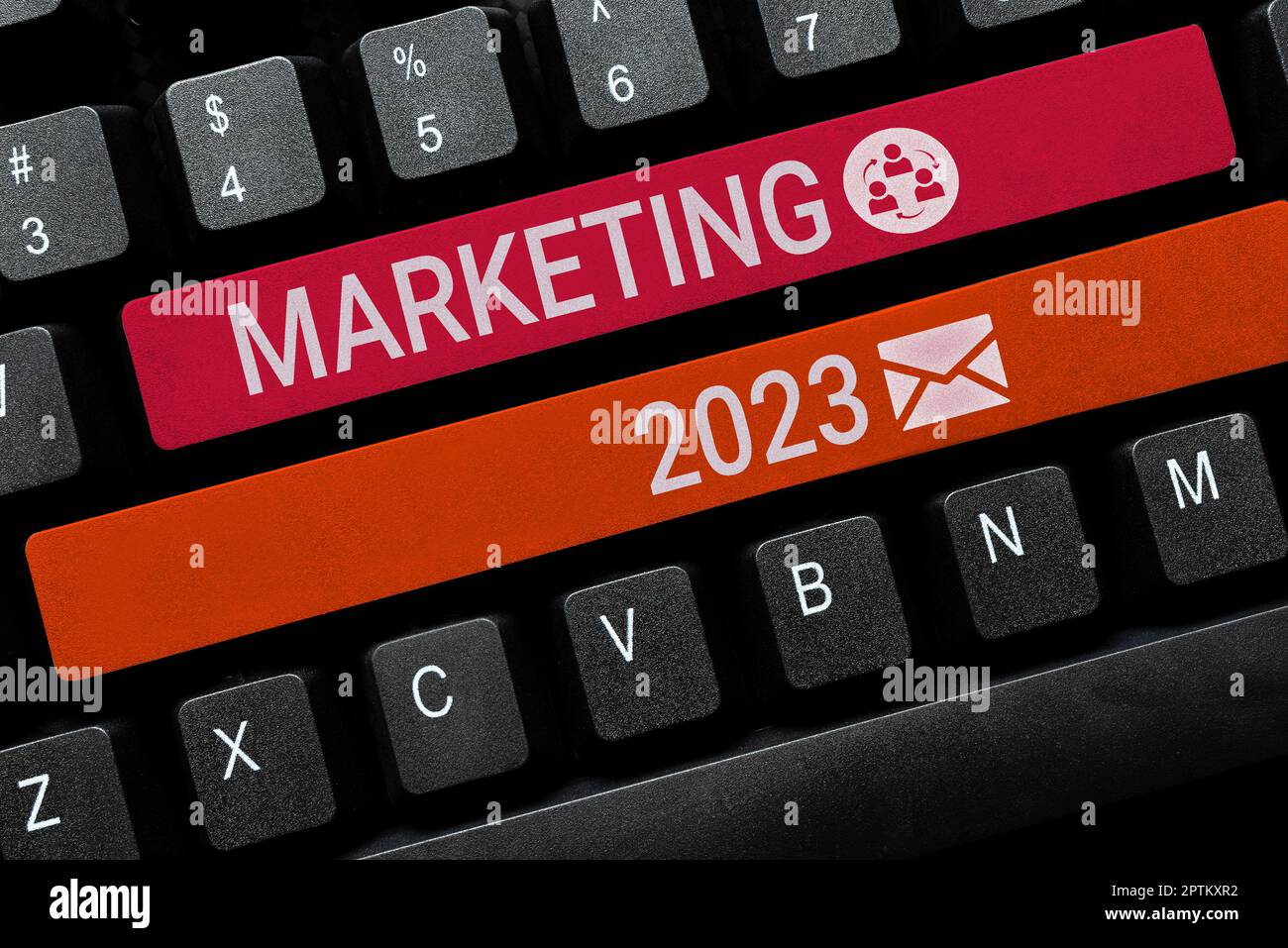 Sign displaying Marketing 2023, Concept meaning Commercial trends for ...
