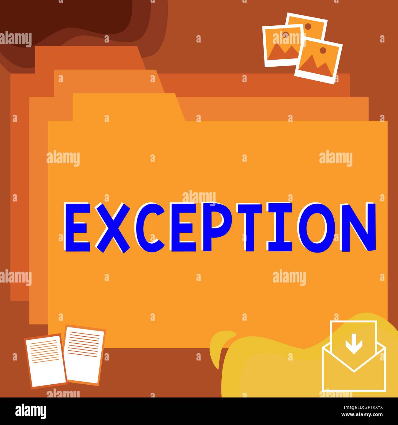 Handwriting text Exception, Conceptual photo person or thing that is ...