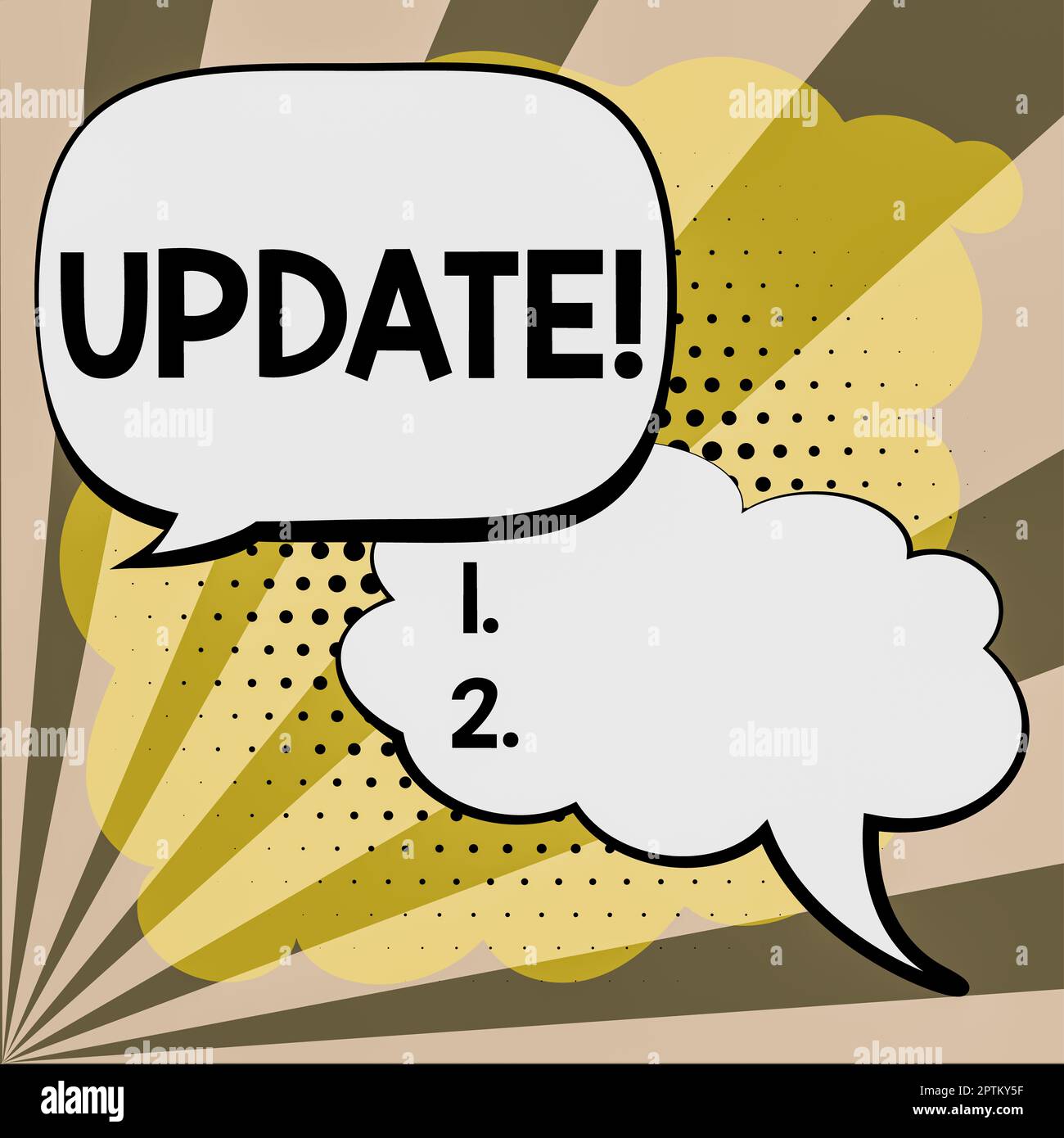 Inspiration showing sign Update, Word for Up to date Make something ...