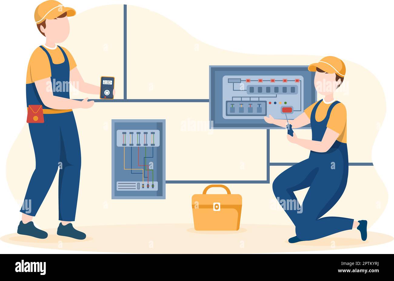 Lighting and Electricity Energy Maintenance Service Panel Cabinet of ...