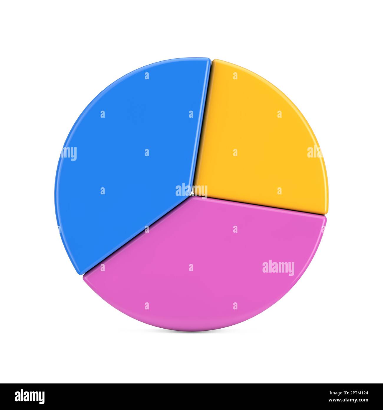 3d Pie Chart 3 Pieces