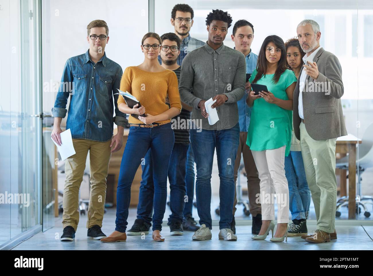 Diversity is this teams strength. Portrait of a diverse group of ...