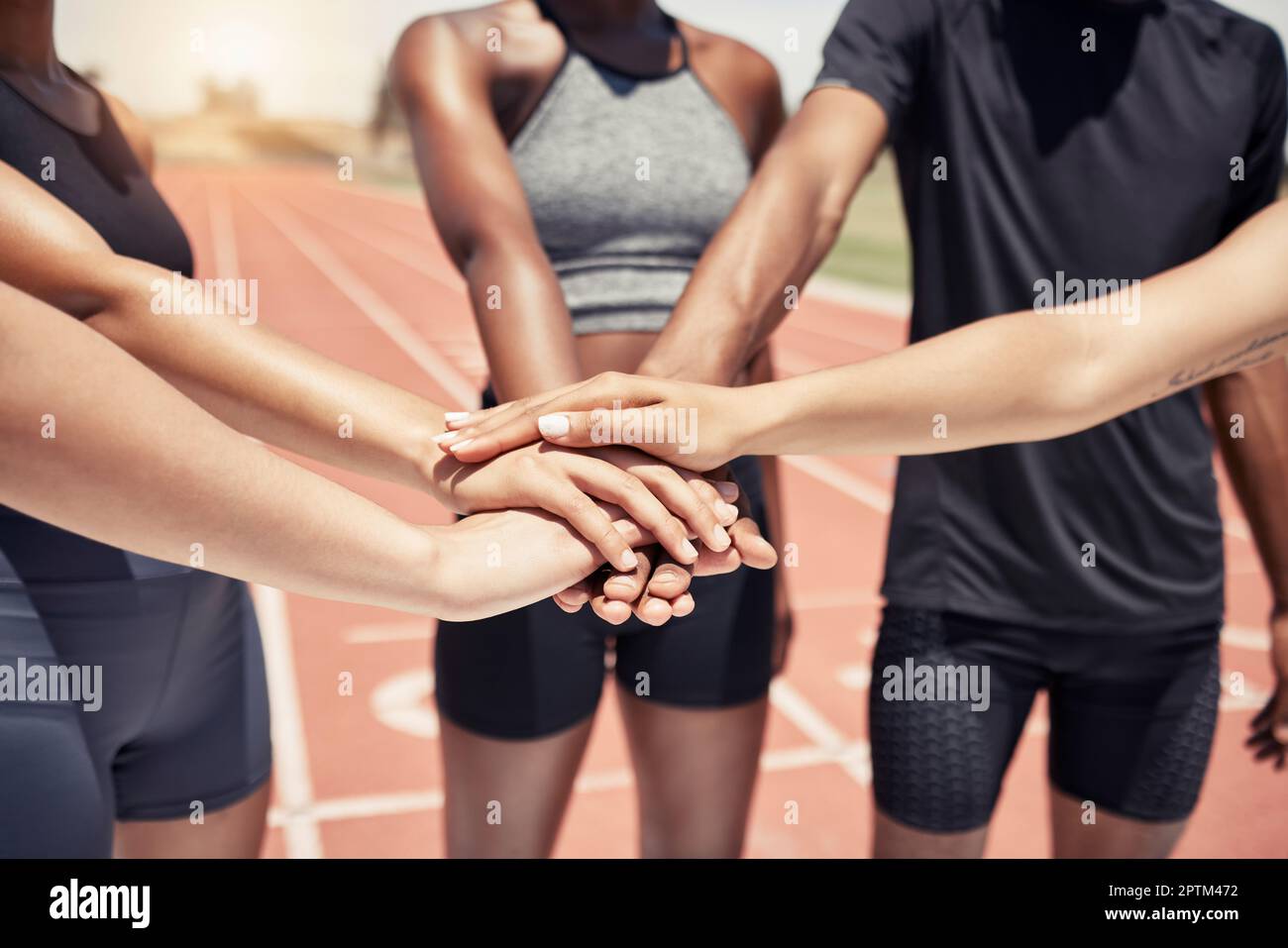 Hands together diversity and runner motivation, support goal strategy ...