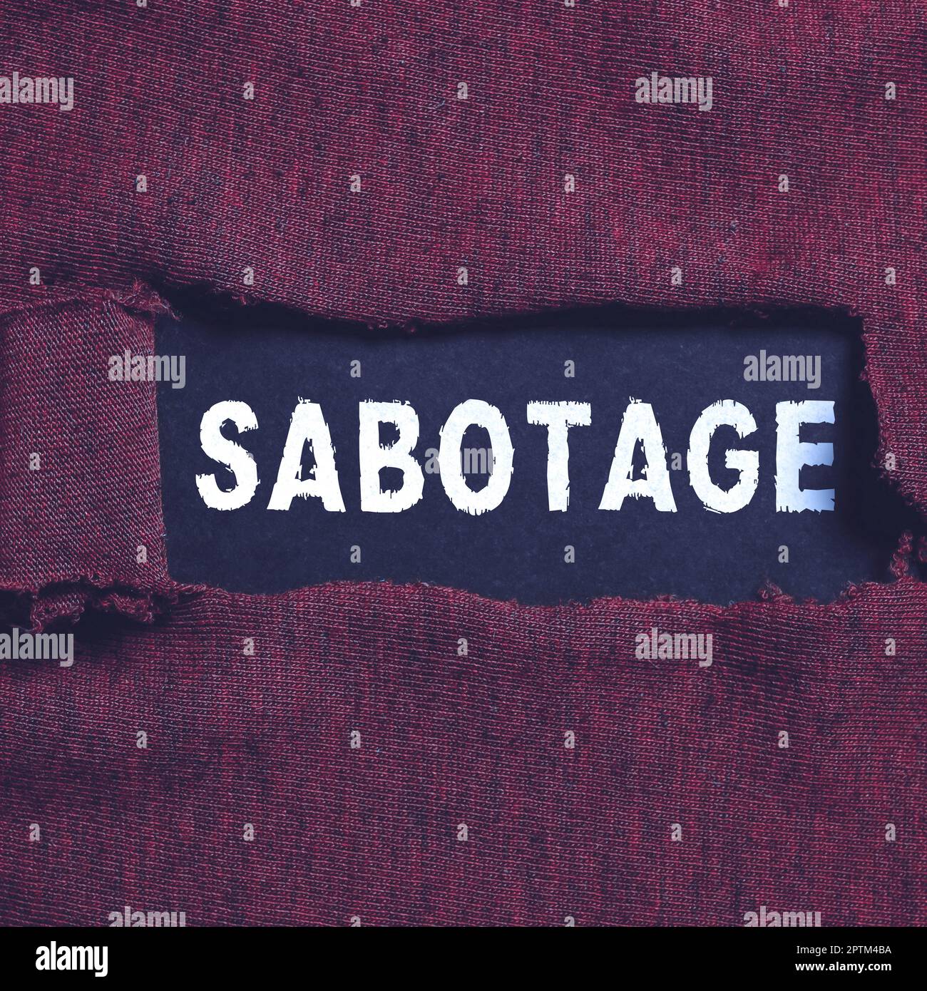 Inspiration showing sign Sabotage, Business overview destruction of an ...