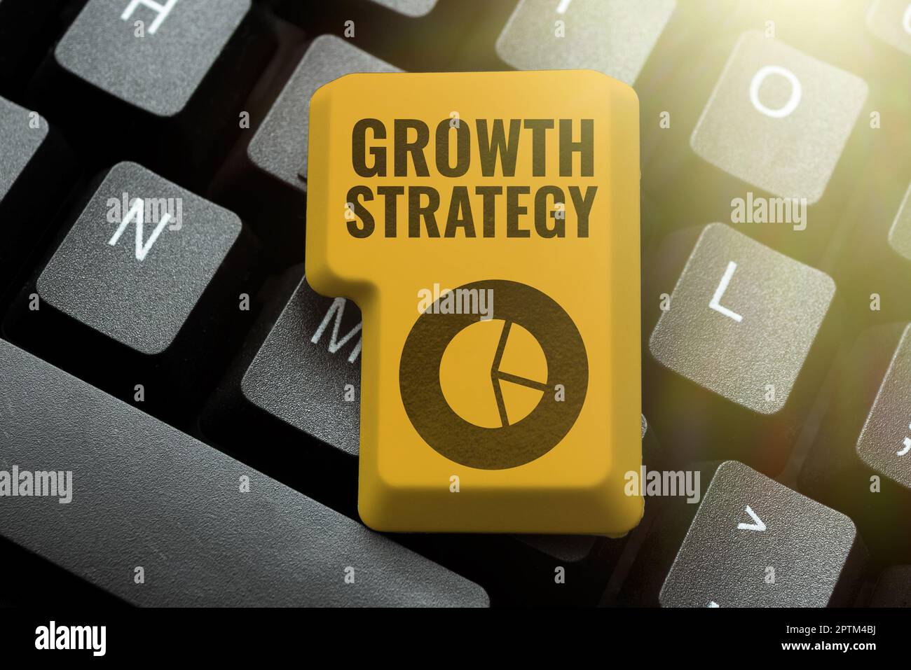 Conceptual display Growth Strategy, Business showcase The method a ...