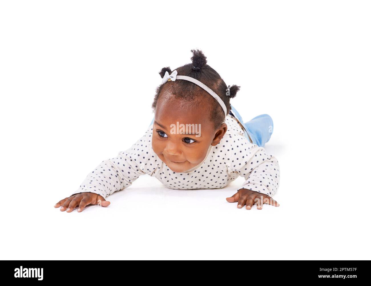 African baby crawling Cut Out Stock Images & Pictures - Alamy