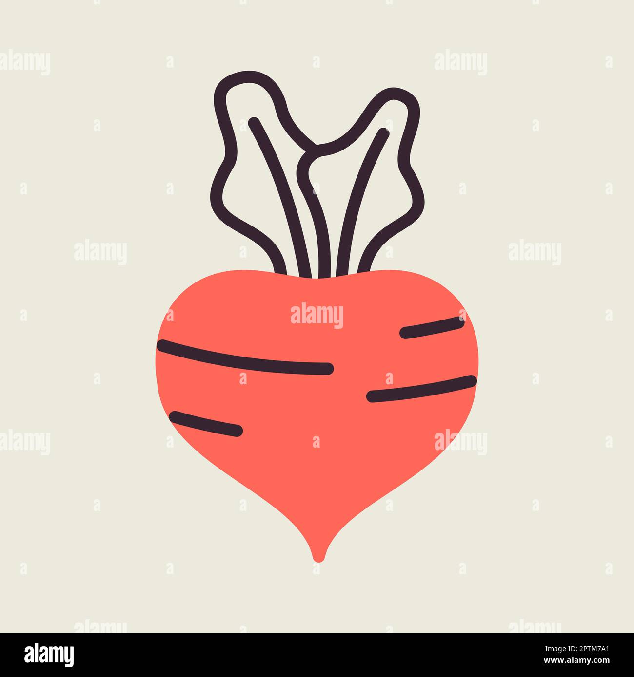 Beetroot isolated vector icon. Vegetable sign. Graph symbol for food ...