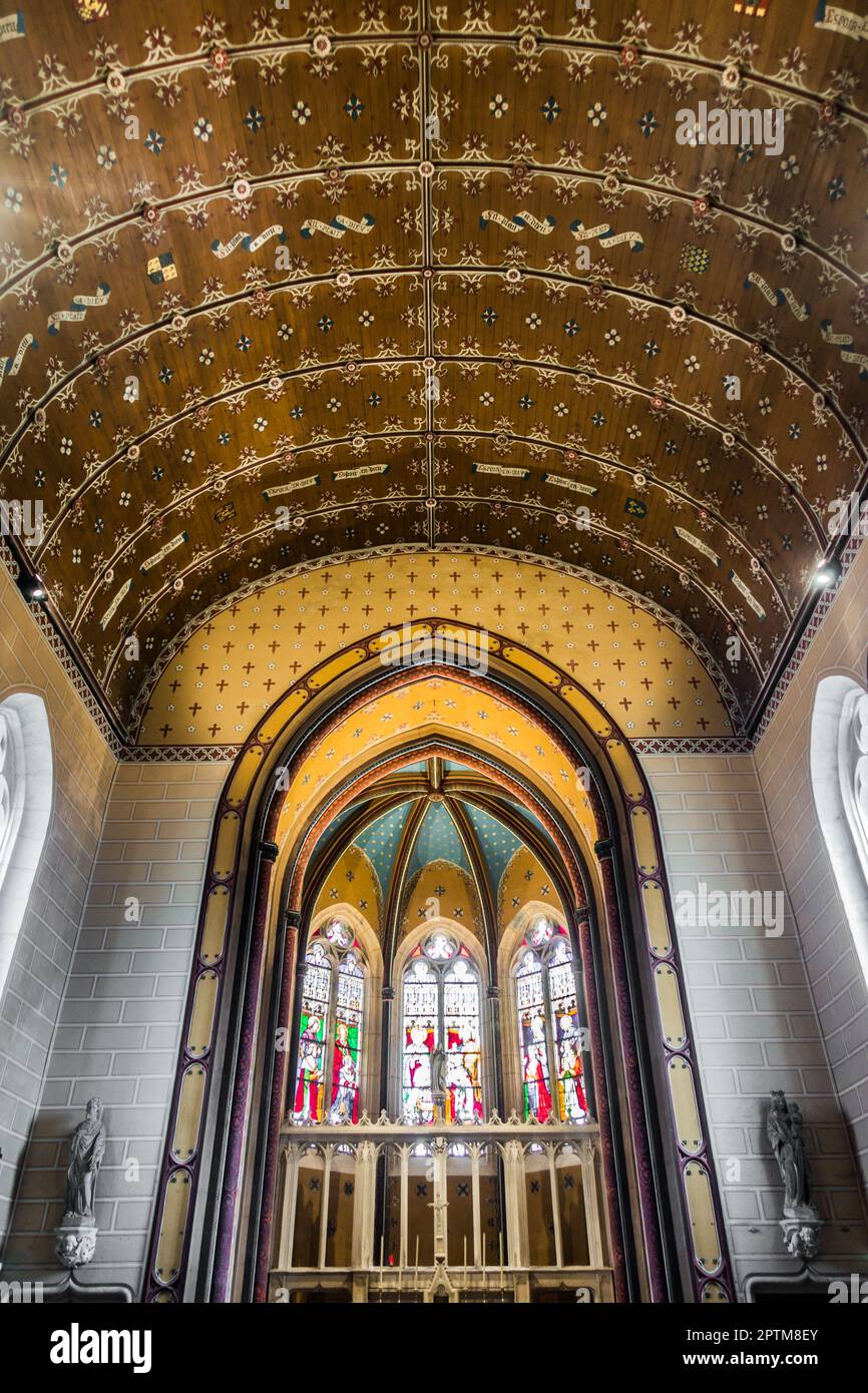 Chapel of Chartreuse de Champmol, former Carthusian monaster.y Architect: Pierre-Paul Petit ...