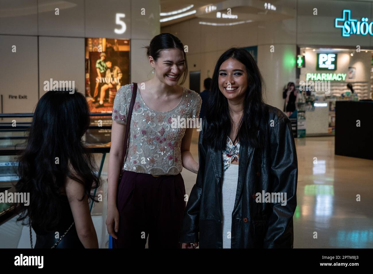 Bangkok, Thailand. 28th Apr, 2023. Valentina Ploy arrives at her album release party. Valentina ...
