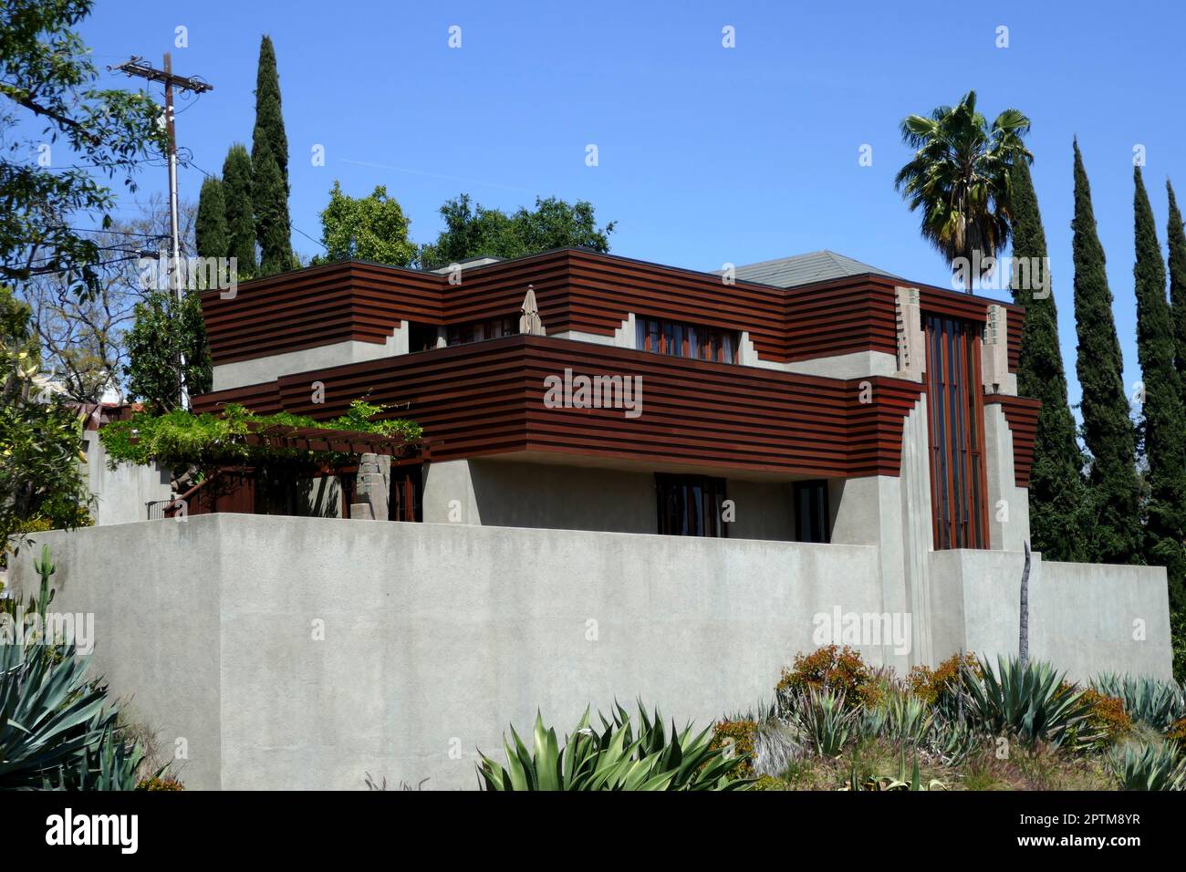 Los Angeles, California, USA 27th April 2023 Lloyd Wright Taggart House ...