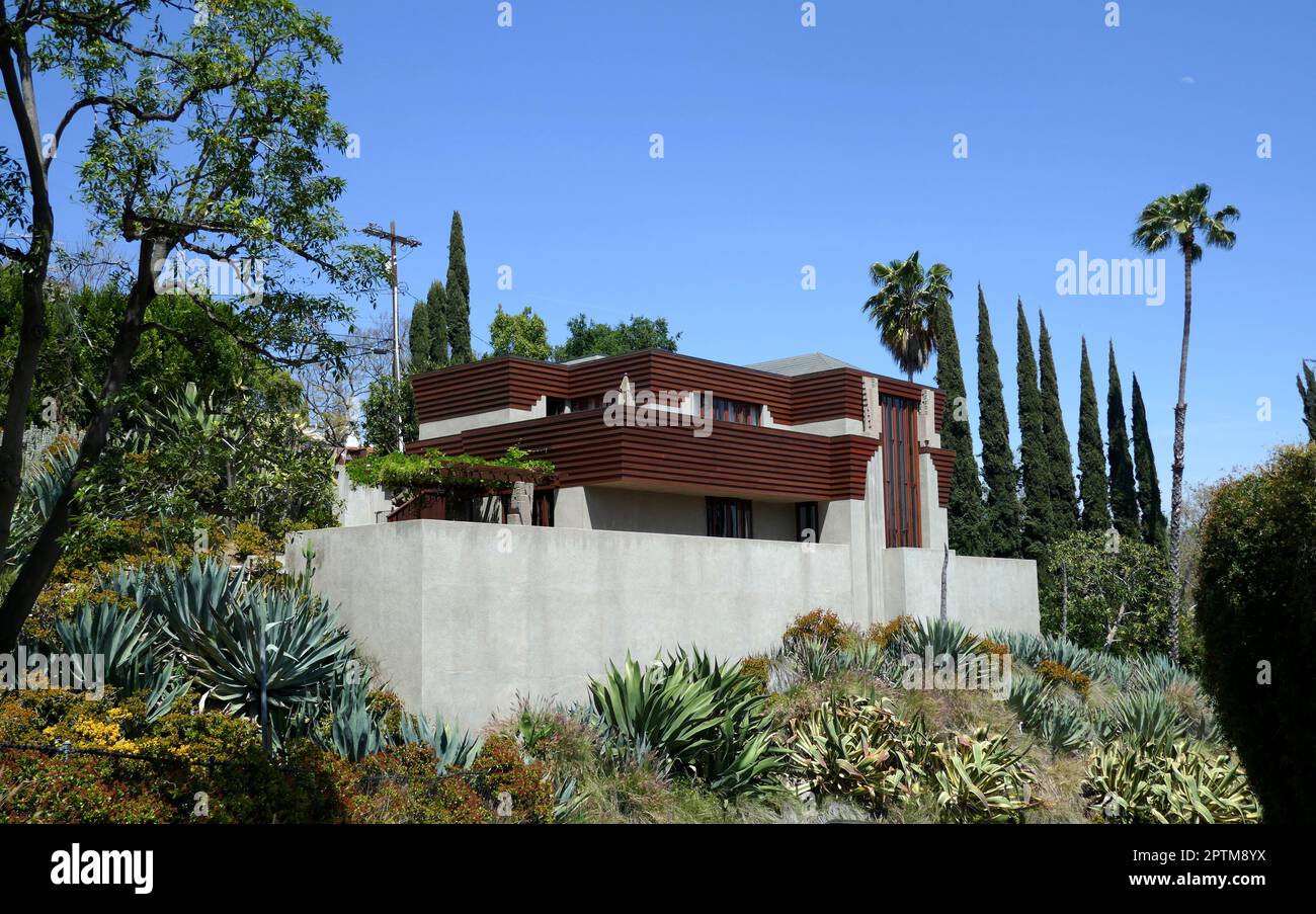 Los Angeles, California, USA 27th April 2023 Lloyd Wright Taggart House ...