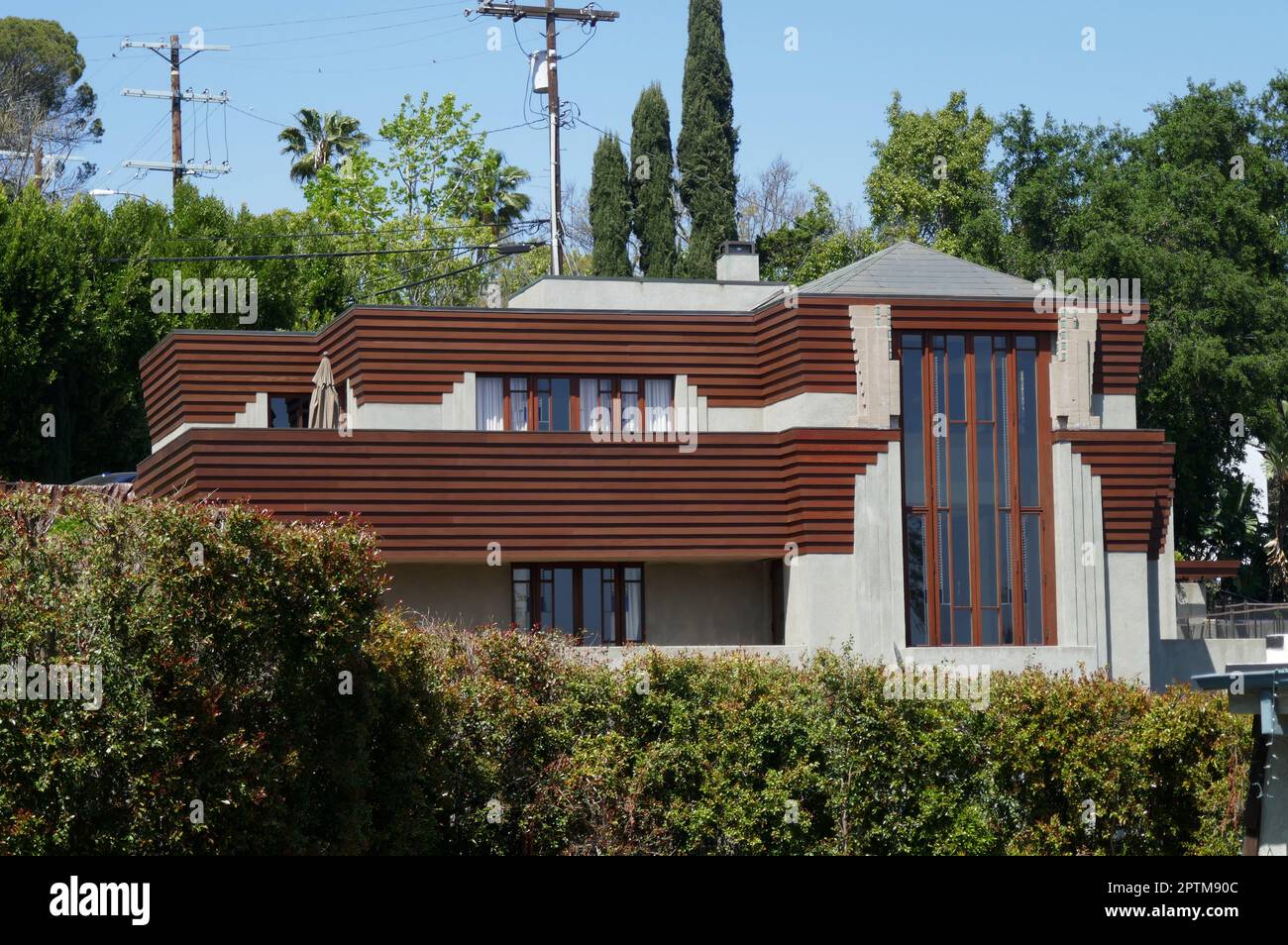 Los Angeles, California, USA 27th April 2023 Lloyd Wright Taggart House ...