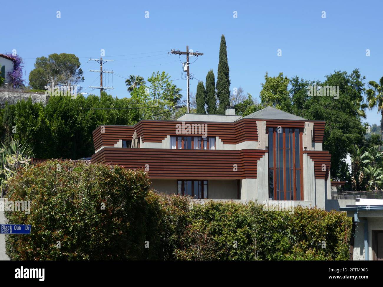 Los Angeles, California, USA 27th April 2023 Lloyd Wright Taggart House ...