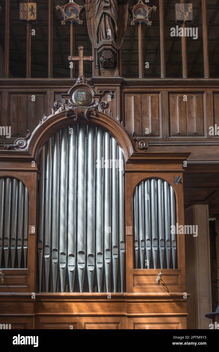 Chapel of Chartreuse de Champmol, former Carthusian monastery. Architect: Pierre-Paul Petit ...