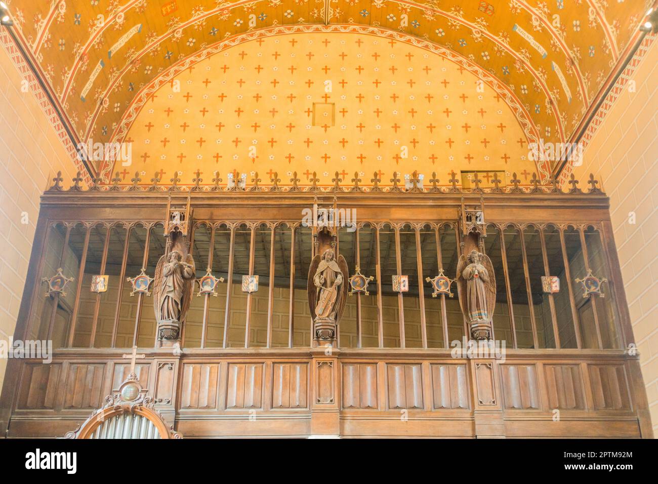 Chapel of Chartreuse de Champmol, former Carthusian monastery. Architect: Pierre-Paul Petit ...