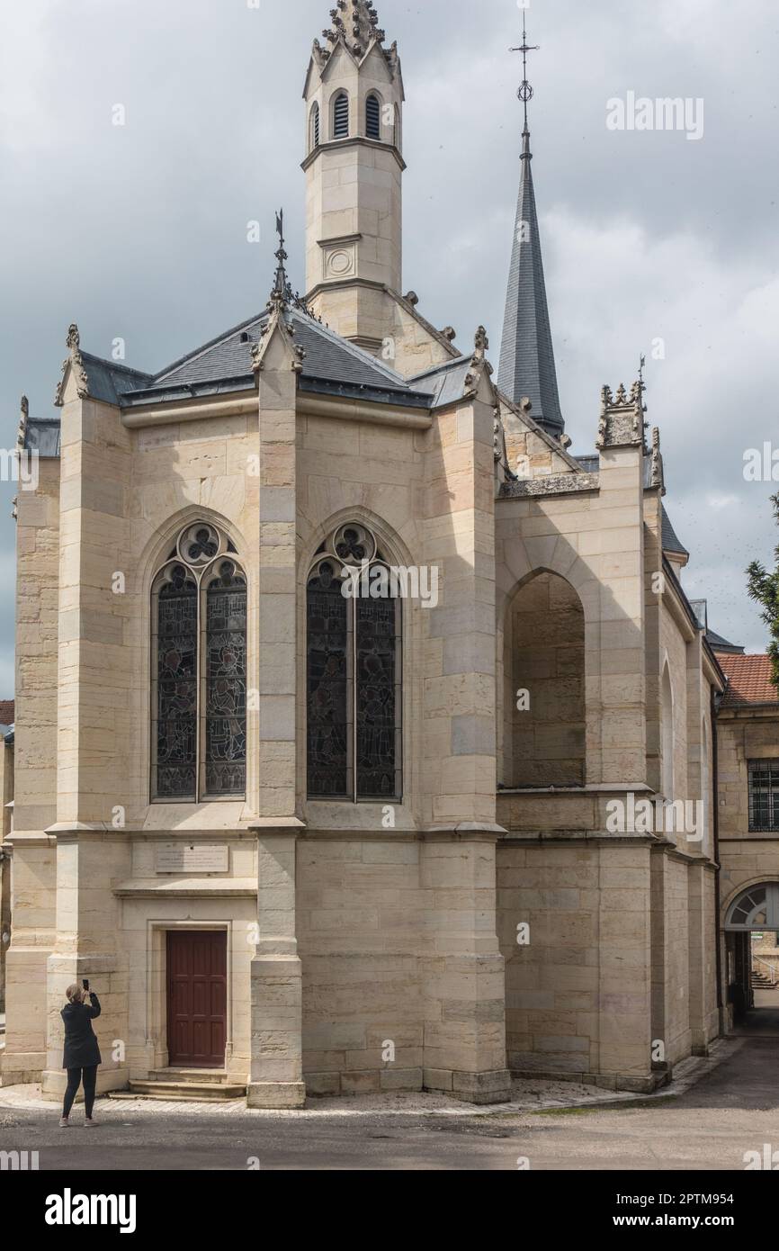 Chapel of Chartreuse de Champmol, former Carthusian monastery. Architect: Pierre-Paul Petit ...