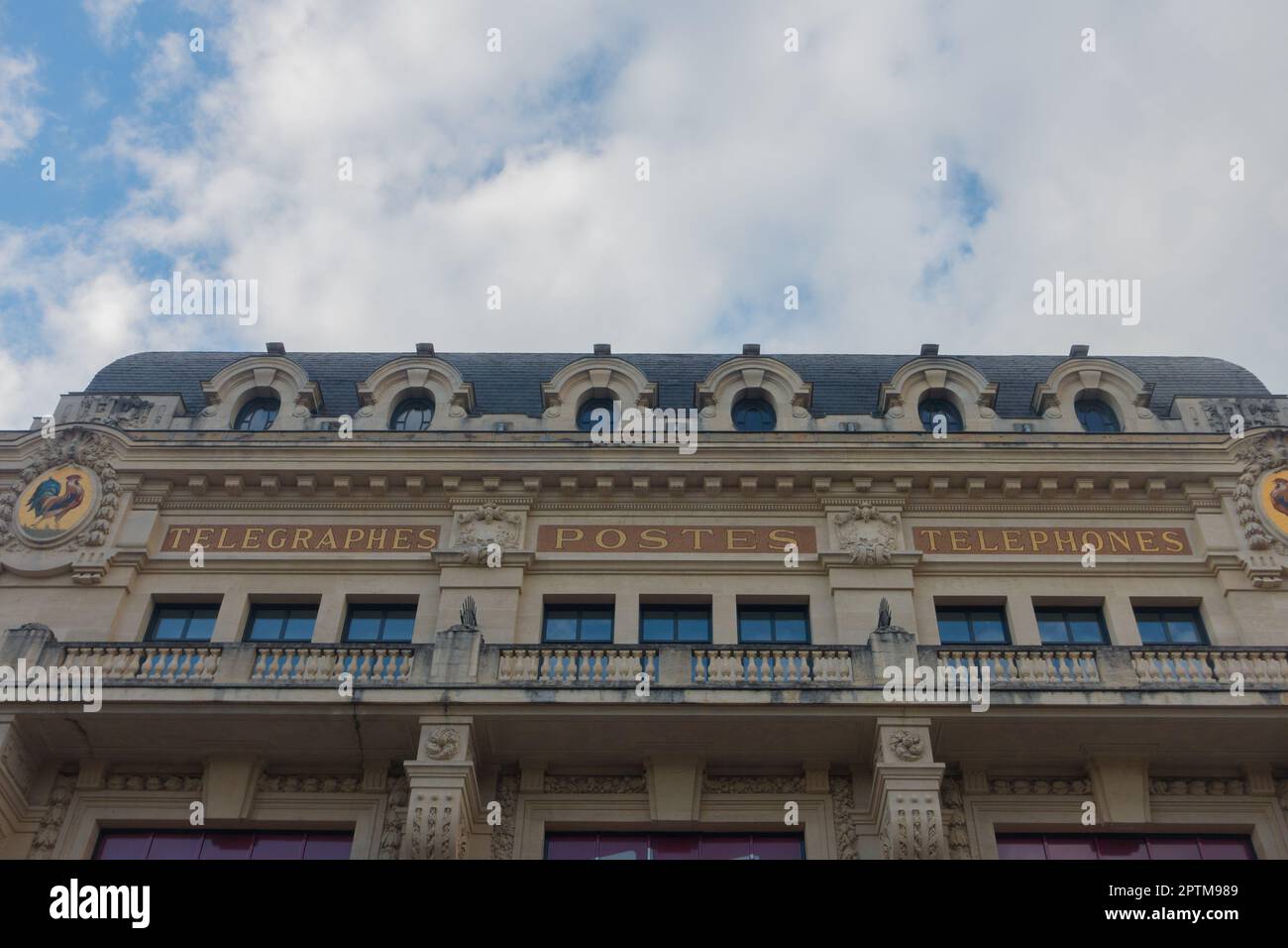 Post Office, Place Grangier, Dijon, France Stock Photo - Alamy