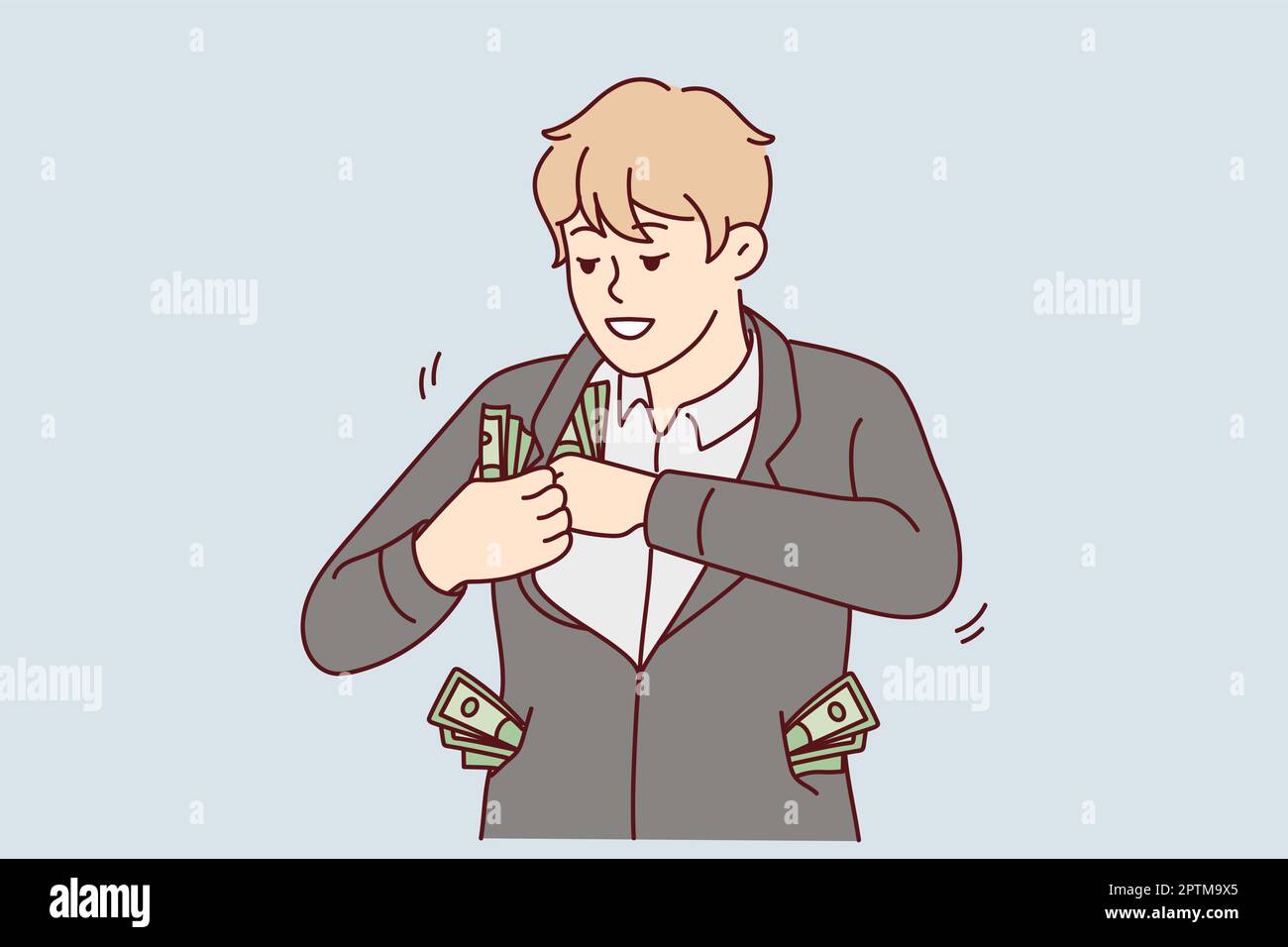 Money pockets Stock Vector Images - Alamy