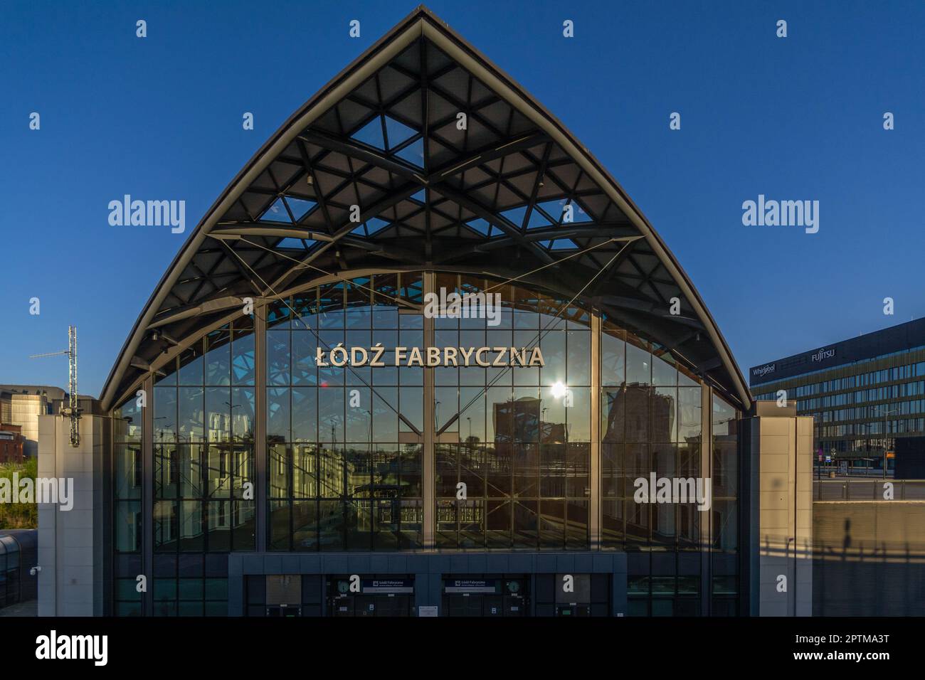 New city center of Lodz, Poland Stock Photo - Alamy