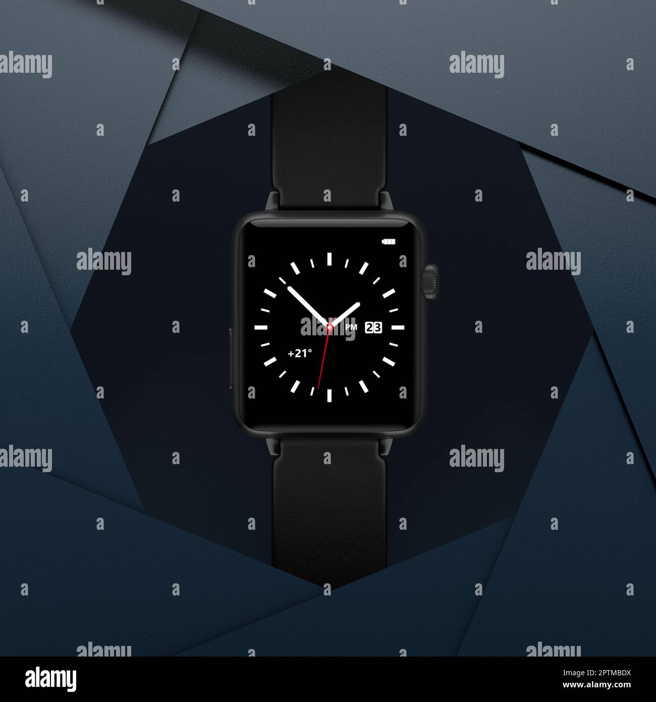 Opened Camera Lens Diaphragm Aperture Blades with Modern Smart Watch on ...