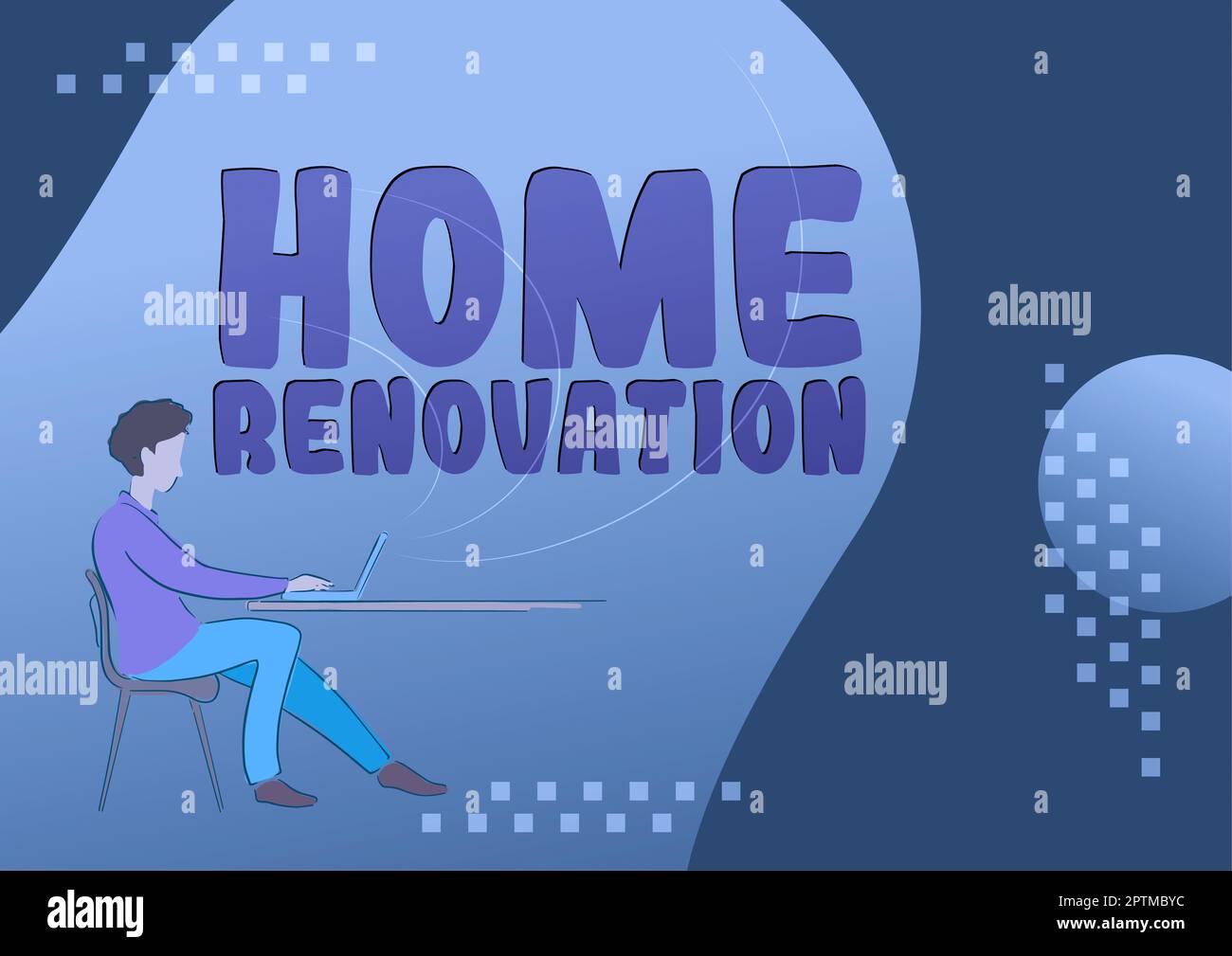 Hand writing sign Home Renovation, Word Written on process of ...