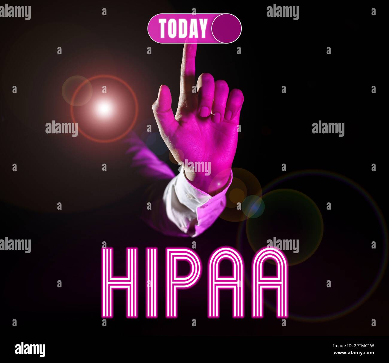 Text sign showing Hipaa, Business overview Acronym stands for Health ...