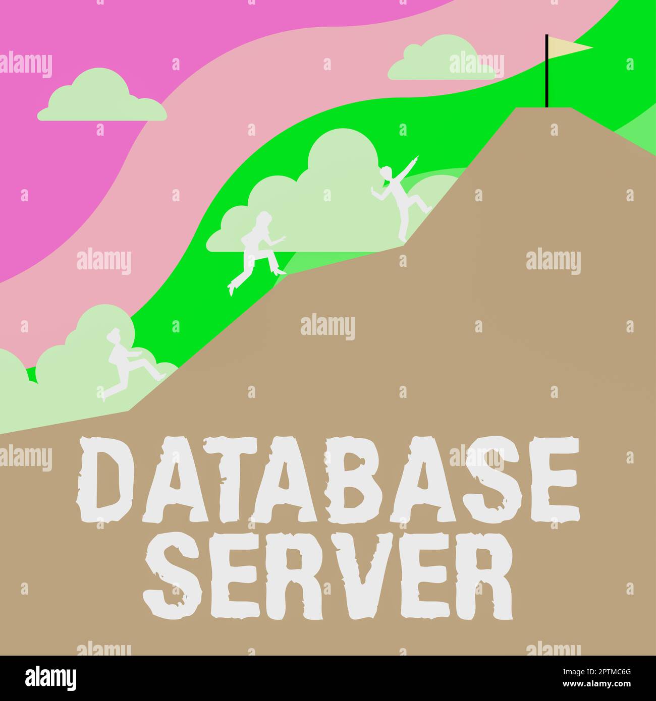 Text caption presenting Database Server, Business overview uses a ... Text caption presenting Database Server, Business overview uses a ...