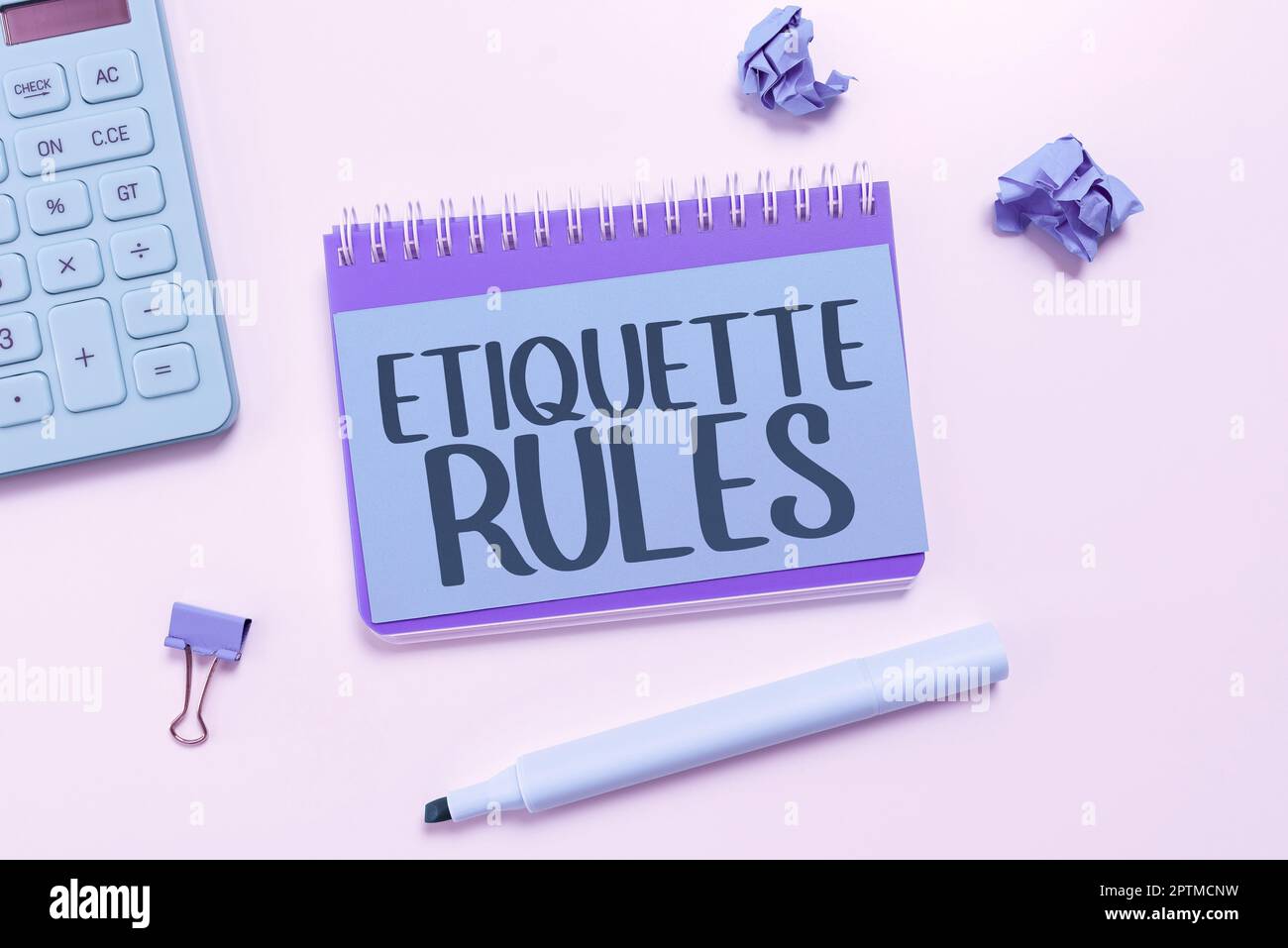 Behavior guidelines rules hi-res stock photography and images - Alamy