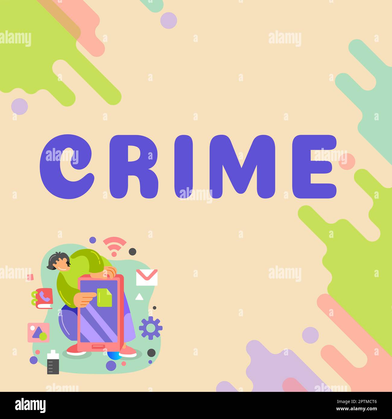 Hand writing sign Crime, Concept meaning Federal Offense actions ...