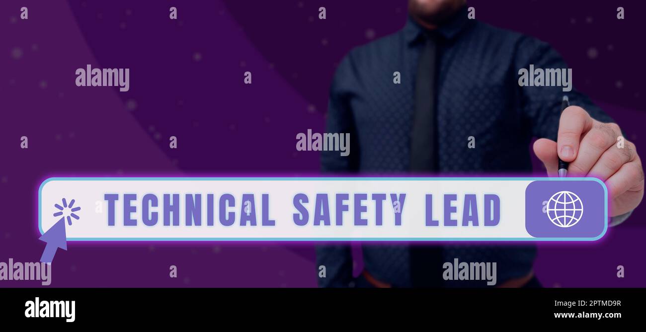 Text caption presenting Technical Safety Lead, Business showcase ...