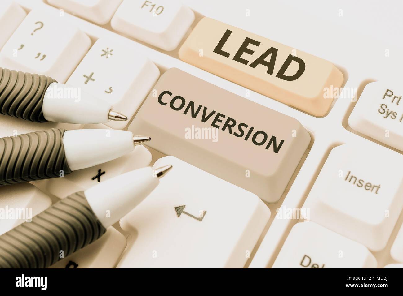 Sign displaying Lead Conversion, Word for Process of turning a lead ...
