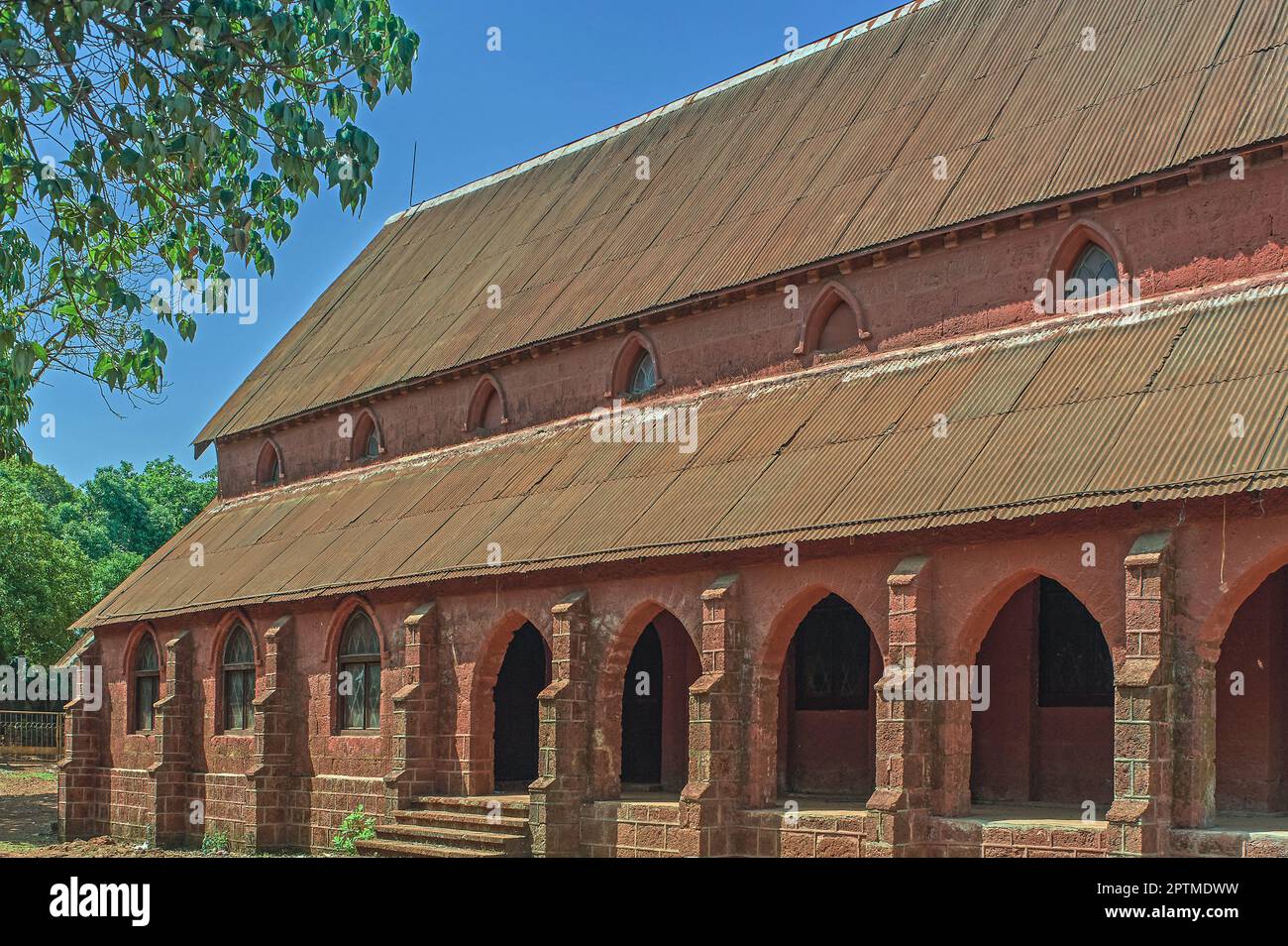 03 14 2009 Abandoned Church Made Of Laterite Stone; Local Red Jambha ...