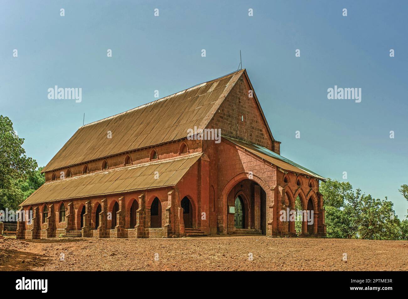05 14 2009 Abandoned Church Made Of Laterite Stone; Local Red Jambha ...