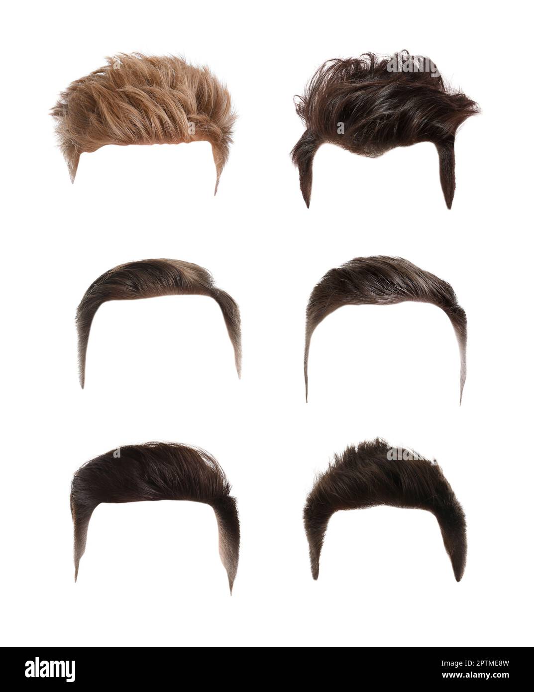 Mens hairstyle hairstyles hair Cut Out Stock Images & Pictures - Alamy