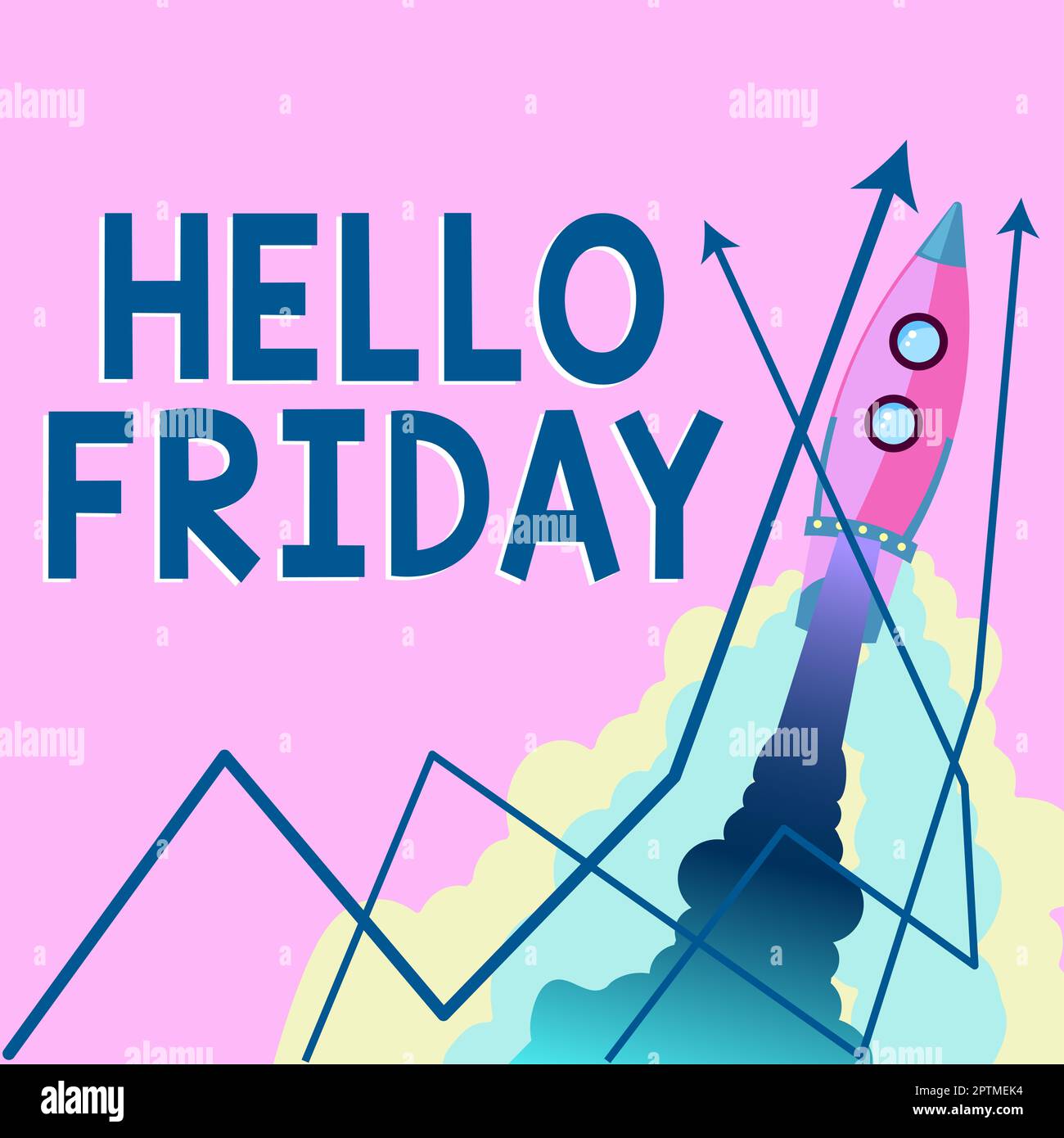 Text caption presenting Hello Friday, Concept meaning Greetings on ...