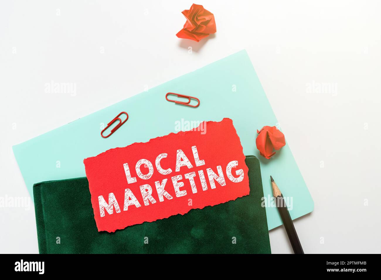 Handwriting text Local Marketing, Word Written on targets customers by ...