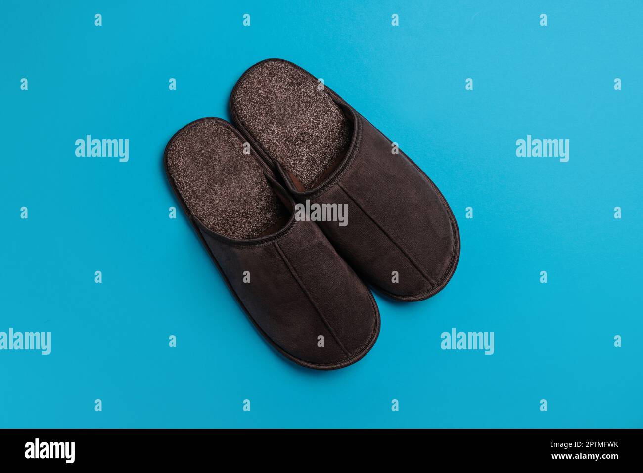 Light blue slippers hi-res stock photography and images - Alamy