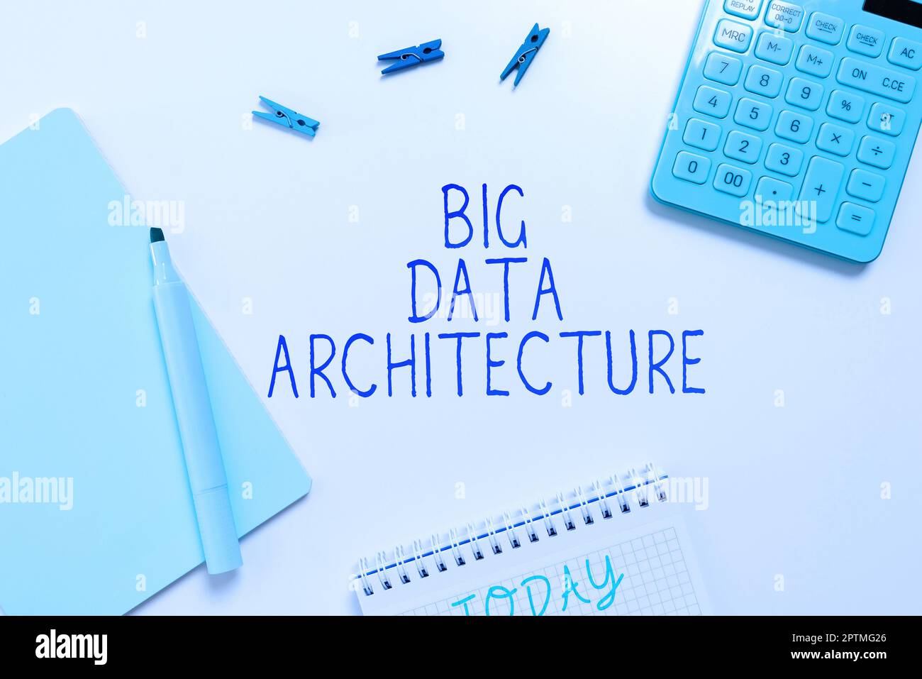 Text sign showing Big Data Architecture, Business idea designed to ...