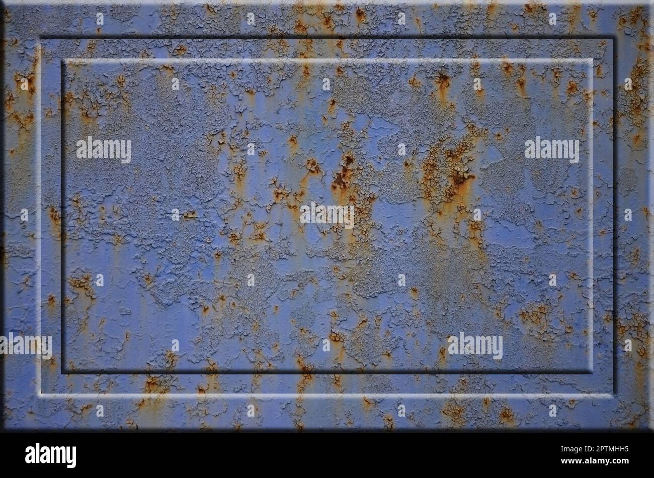 Texture of rough rusted metal surface with bulky gray highlighted ...