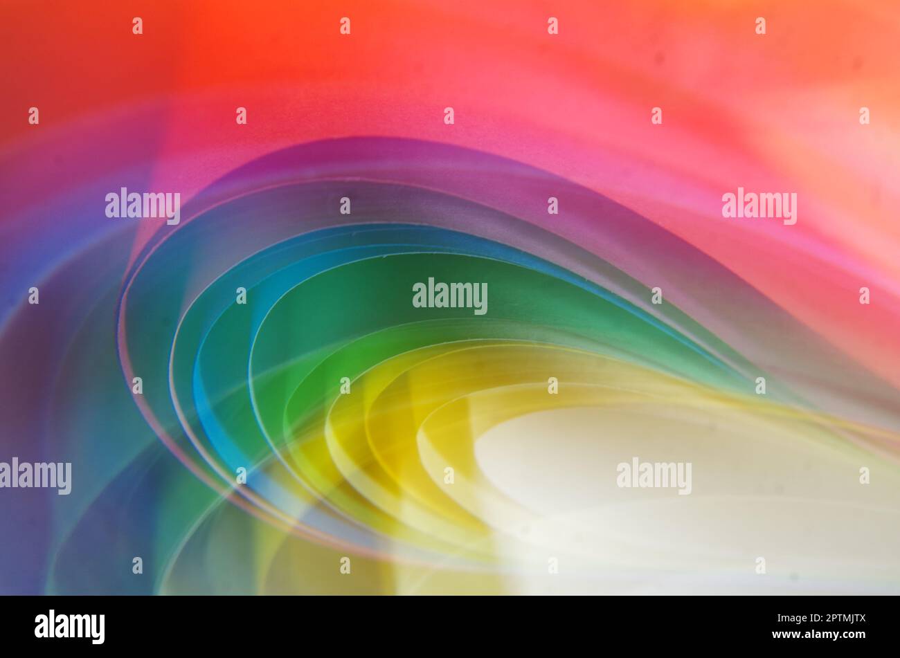 Colorfull blurry Paperfolds Stock Photo - Alamy