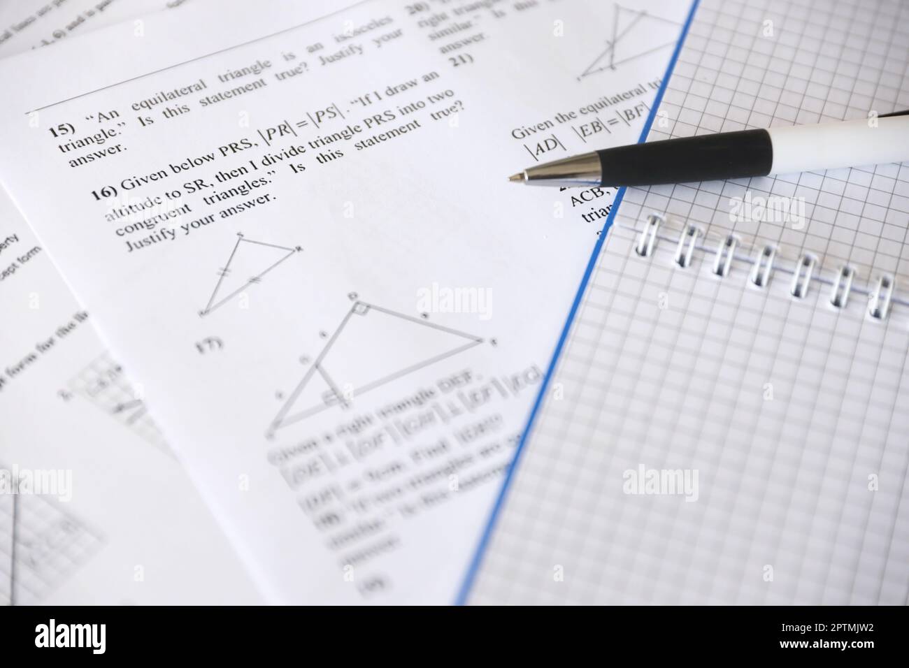 Handwriting of geometrical tasks on examination, practice, quiz or test ... Handwriting of geometrical tasks on examination, practice, quiz or test ...