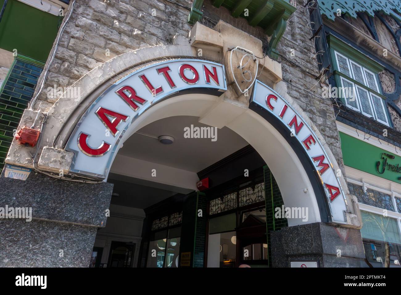 Carlton Cinema,Entrance,Westgate on Sea,Thanet,Kent,England Stock Photo ...