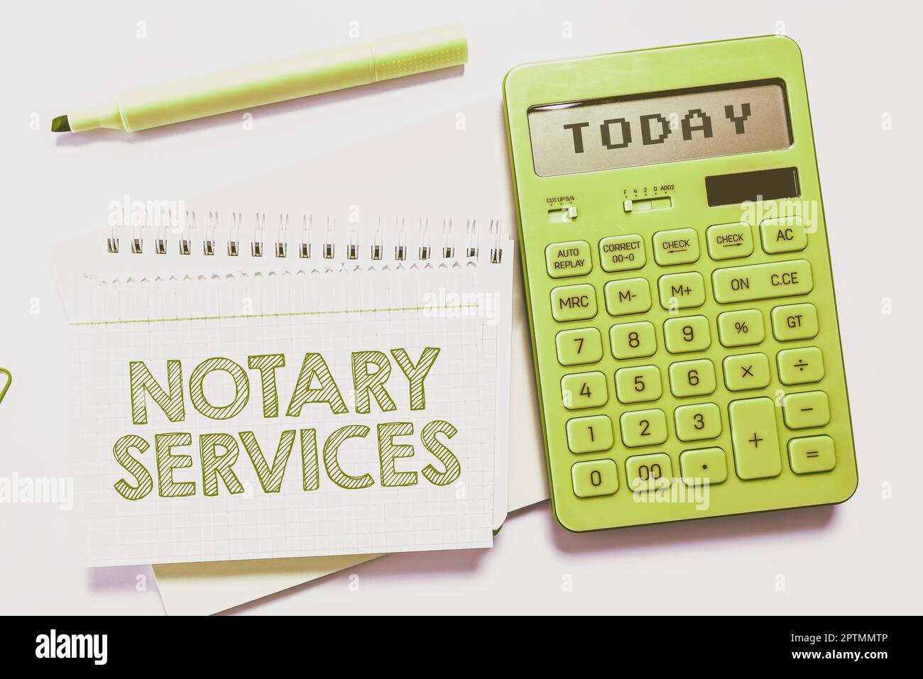 Text sign showing Notary Services, Business showcase services rendered ...
