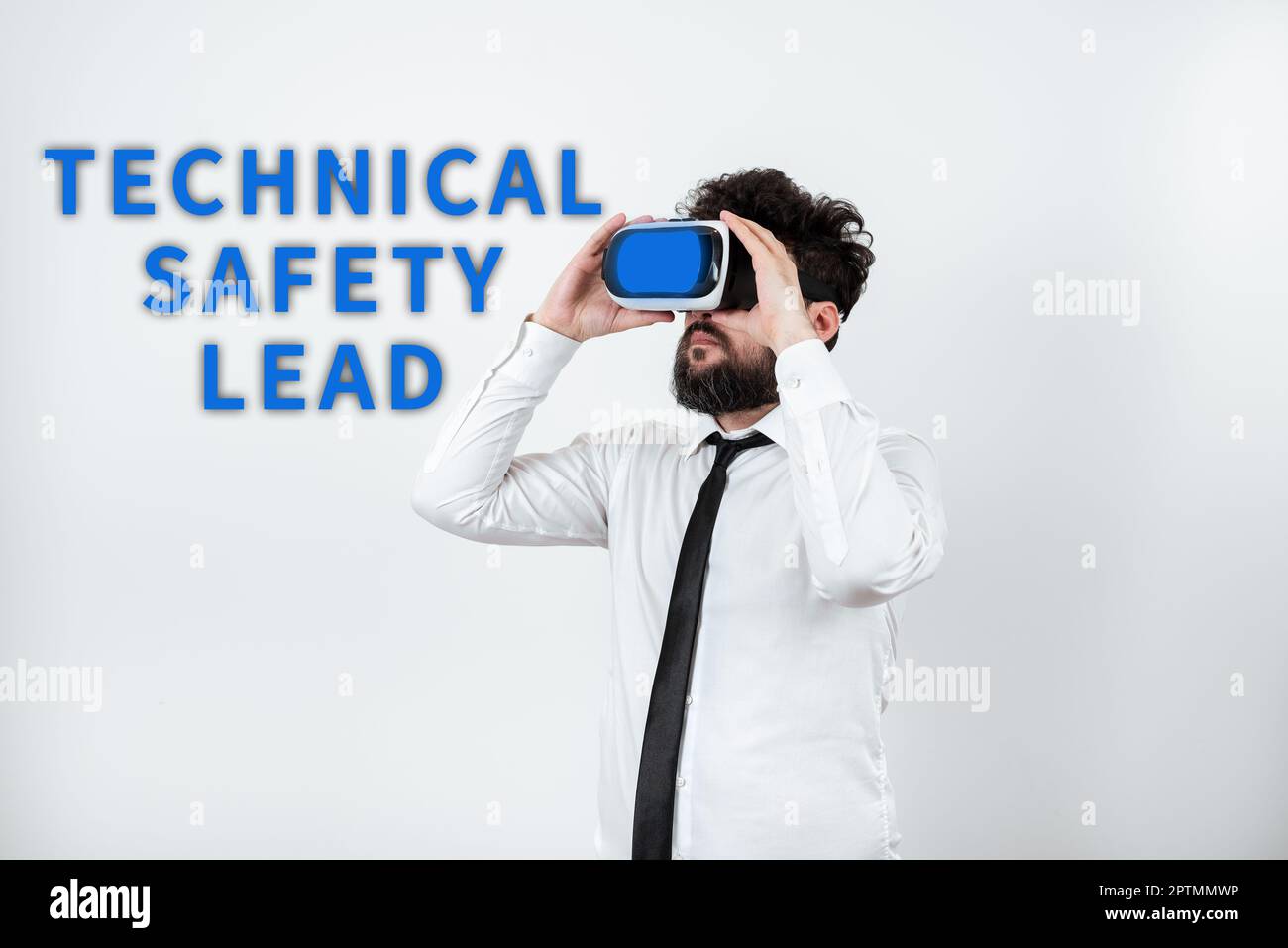 Sign displaying Technical Safety Lead, Concept meaning Maintain ...